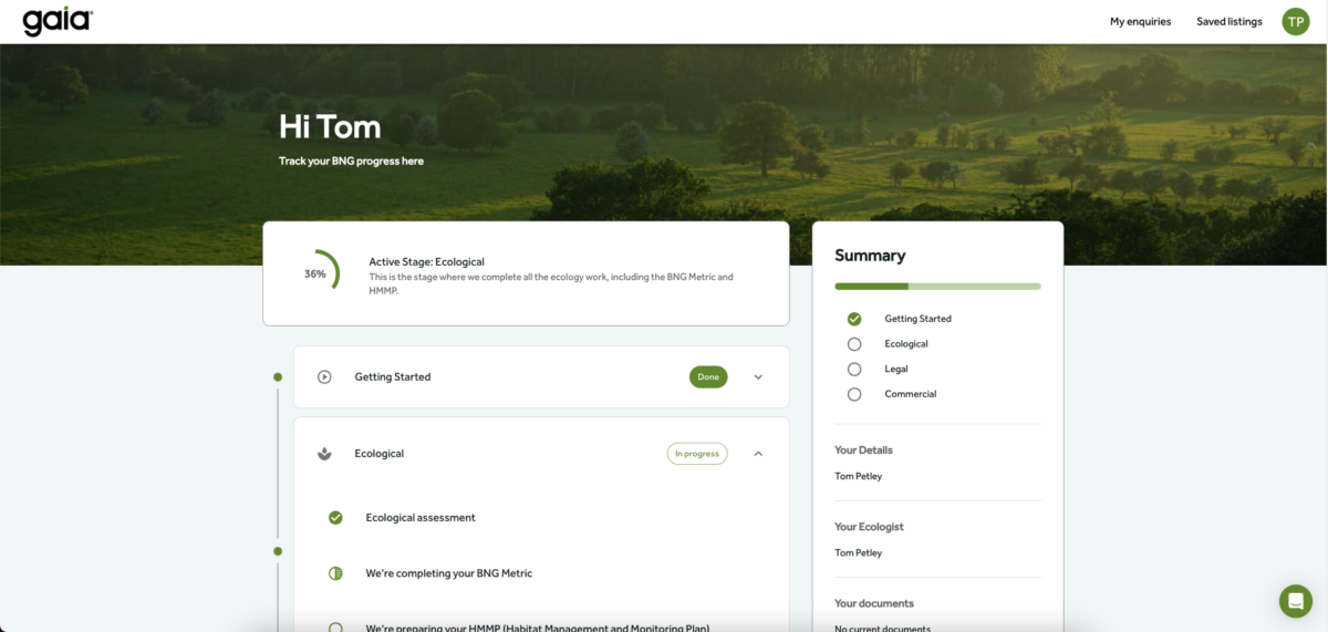 Gaia Plus - A Full BNG Service for Land Owners